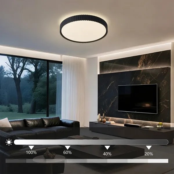 BRILAGI - LED Stmív. strop. sv. ORINO LED/54W/230V 3000-6000K černá pr. 43 cm+DO