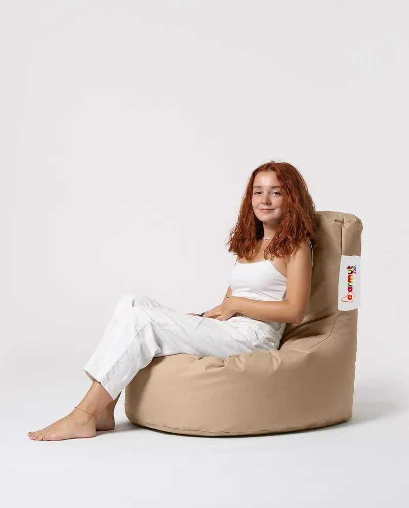 Atelier del Sofa Zahradní sedací vak Lina - Mink v2, Norková