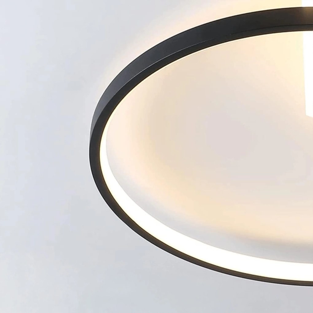 Toolight Toolight, stropní svítidlo 50cm, 30W, 3000K, LHJ076-C, černá-bílá, OSW-50037