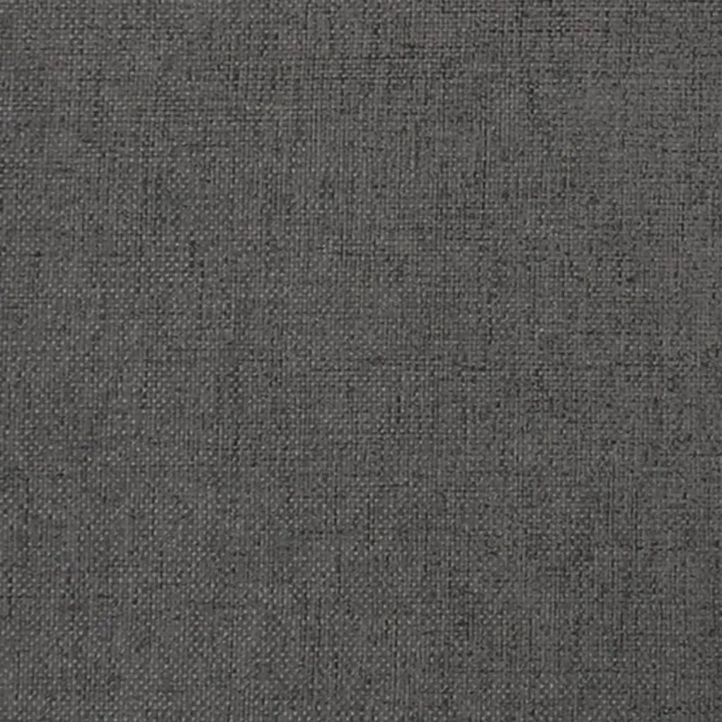 2místná rozkládací pohovka tmavě šedá textil - Default Title