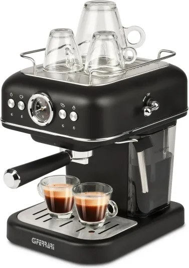 G3Ferrari G1018800 - Pákový kávovar espresso ALCHIMIA 950W/230V 15 bar černá