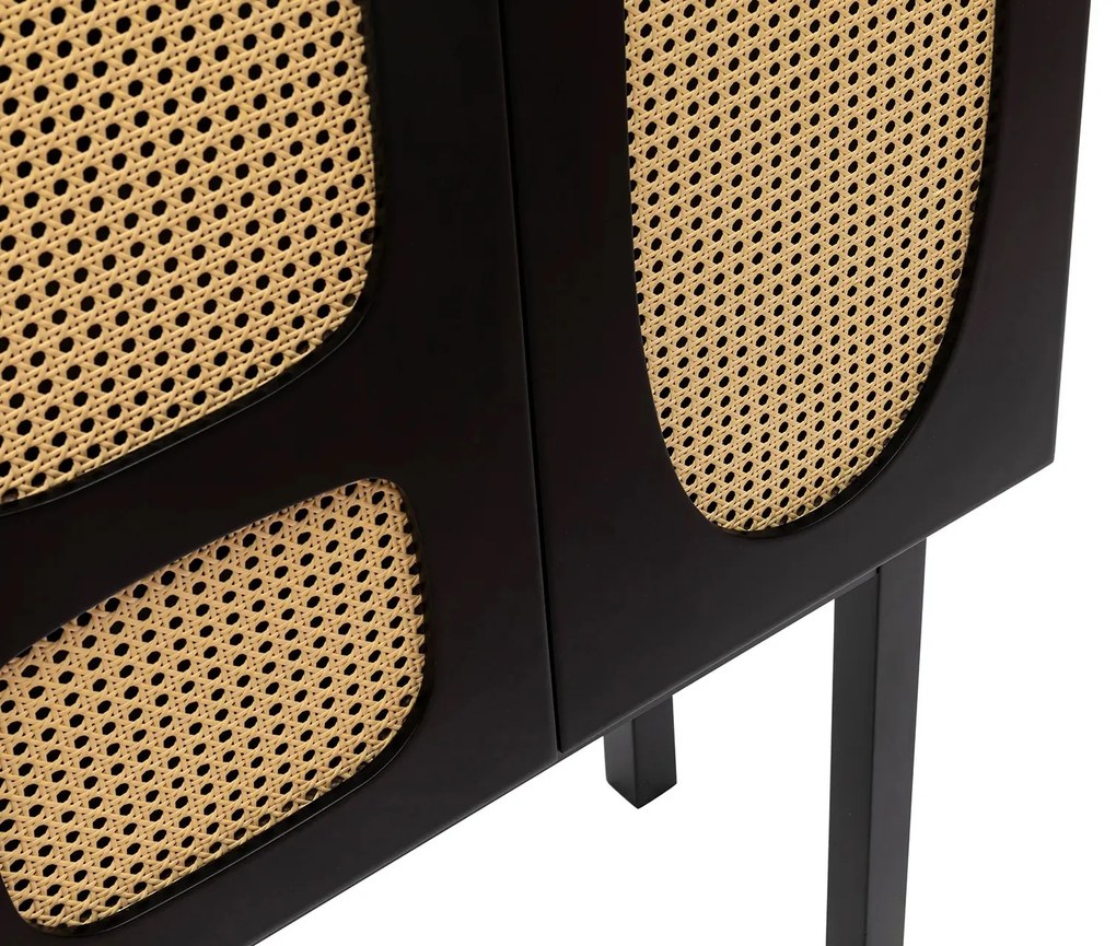 Kalune design Příborník SIMONA černý