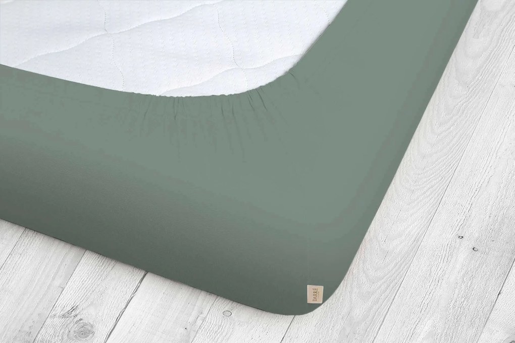 Jersey prostěradlo - new collection vavřínové na výšku matrace do 30 cm Velikost: 200 x 200