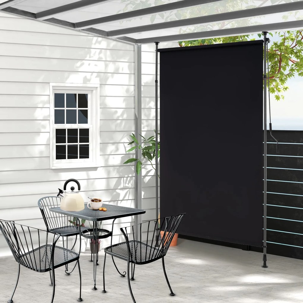 Costway Vertikální markýza Venkovní Vertikální markýza 200 x 220-310 cm Výškově