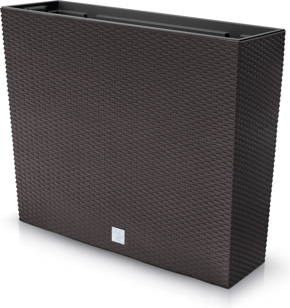 Prosperplast Květináč »Rato Case«, 580x180x498 mm, v ratanovém vzhledu. (země hnědá)
