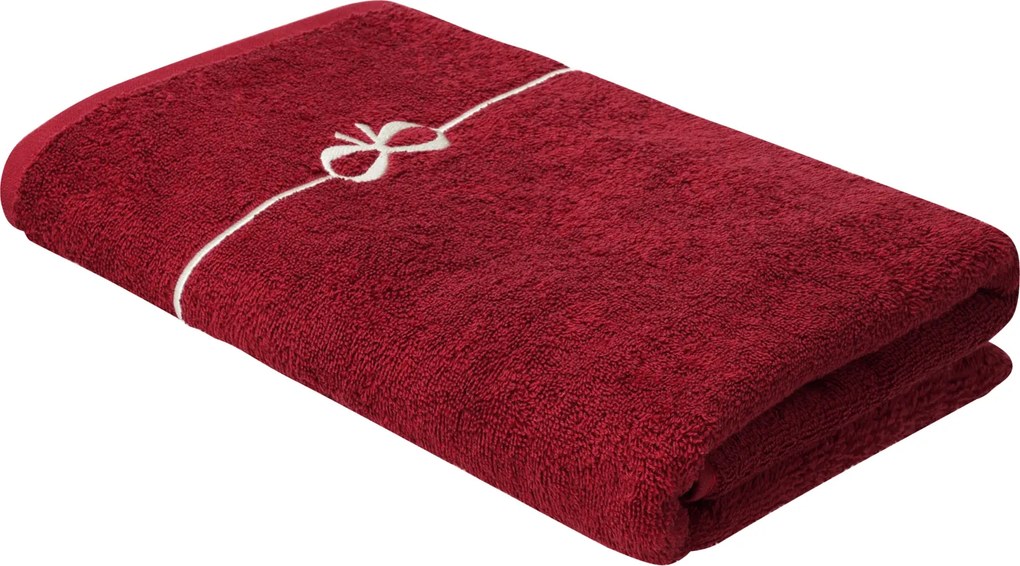 Livarno® Froté osuška, 70 x 140 cm, 500 g/m2 (červená)