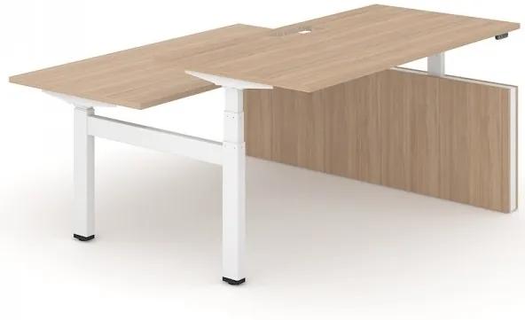 NARBUTAS - Elektricky stavitelný dvoumístný stůl MOTION 160x168 - 2 segmentová podnož