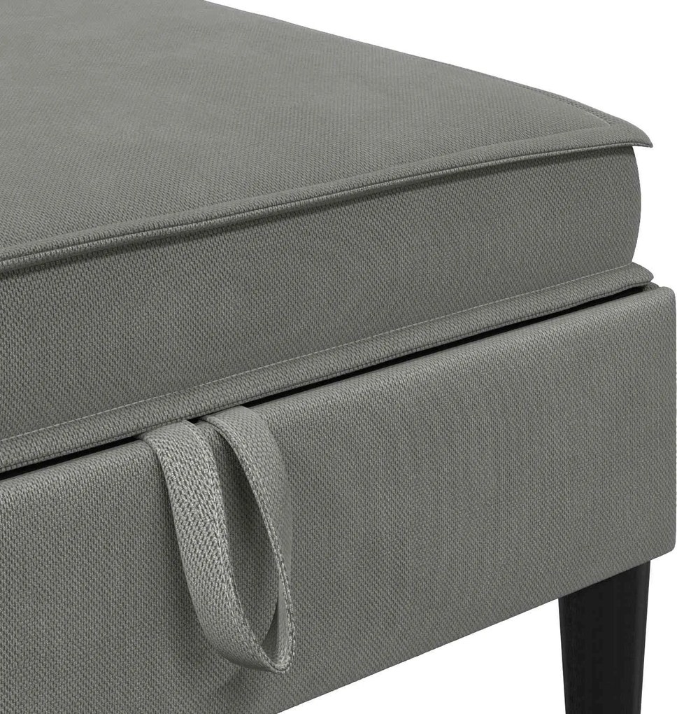 Sada nábytku do obývacího pokoje 6 ks Tmavě šedá Textil 3413807