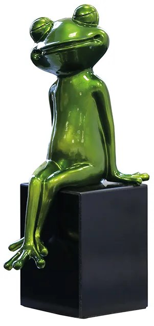 Bighome - Socha ERVIN 42 cm - zelená