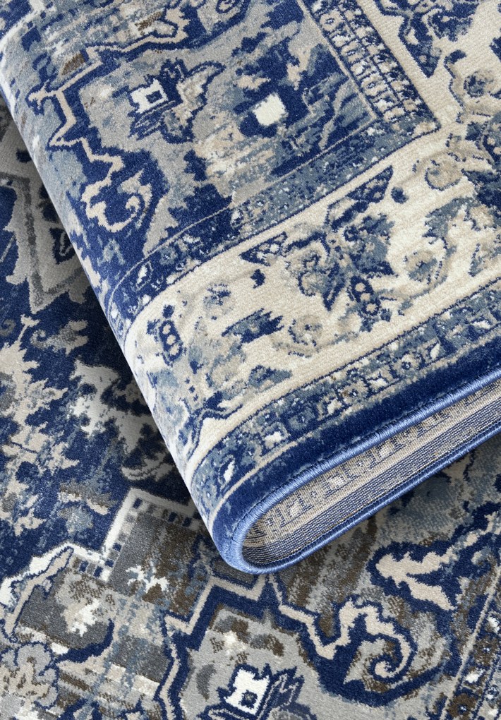 Villeroy & Boch Kusový koberec 106123 Blue, Cream, 200x280, modrá, ložnice