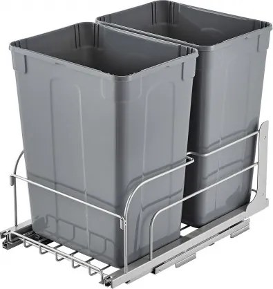 Výsuvný odpadkový koš VEVOR, 33,122 l × 2