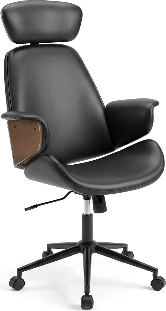Costway Ergonomická kancelářská židle se zakřivenými područkami a opěradlem