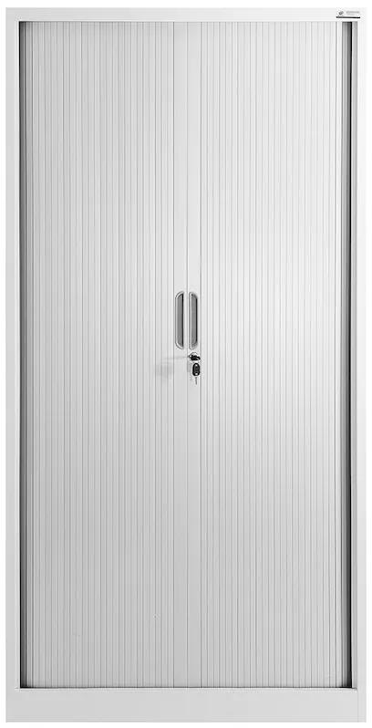 Plechová skříň se žaluziovými dveřmi model DAMIAN bílá JAN NOWAK ON-LV5X-K8O1