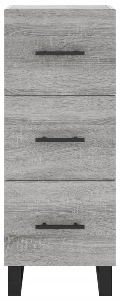 Skříň highboard šedá sonoma 34,5 x 34 x 180 cm kompozitní dřevo,  3199263