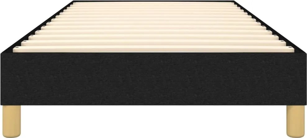 vidaXL Box spring postel 90 x 200 cm textil [3120584] Barva: Černá