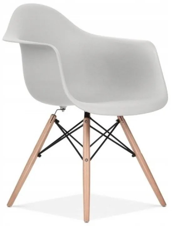 Mebhot Umělohmotná židle Modern home - Šedá