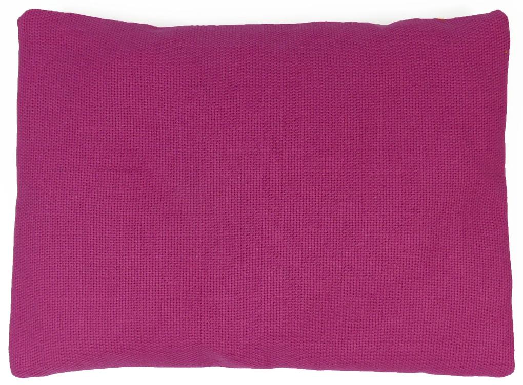 S radostí - vlastní výroba Pohankový polštář růžový Velikost: 50 x 65 cm