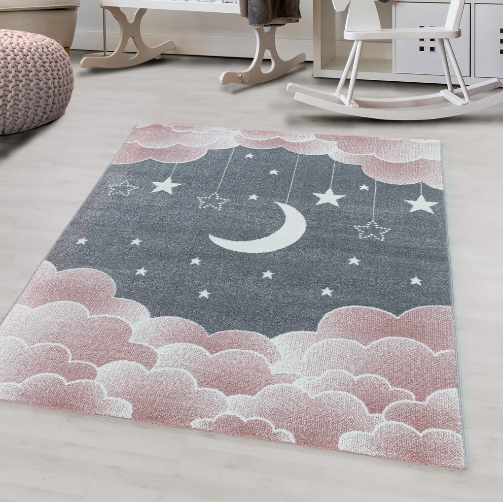 Ayyildiz Dětský kusový koberec FUNNY 2101, Růžová Rozměr koberce: 200 x 290 cm