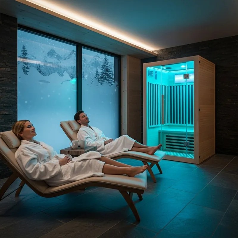 BPS-koupelny Infrasauna Relax HYD-6710 120x105, 2-3 osoby