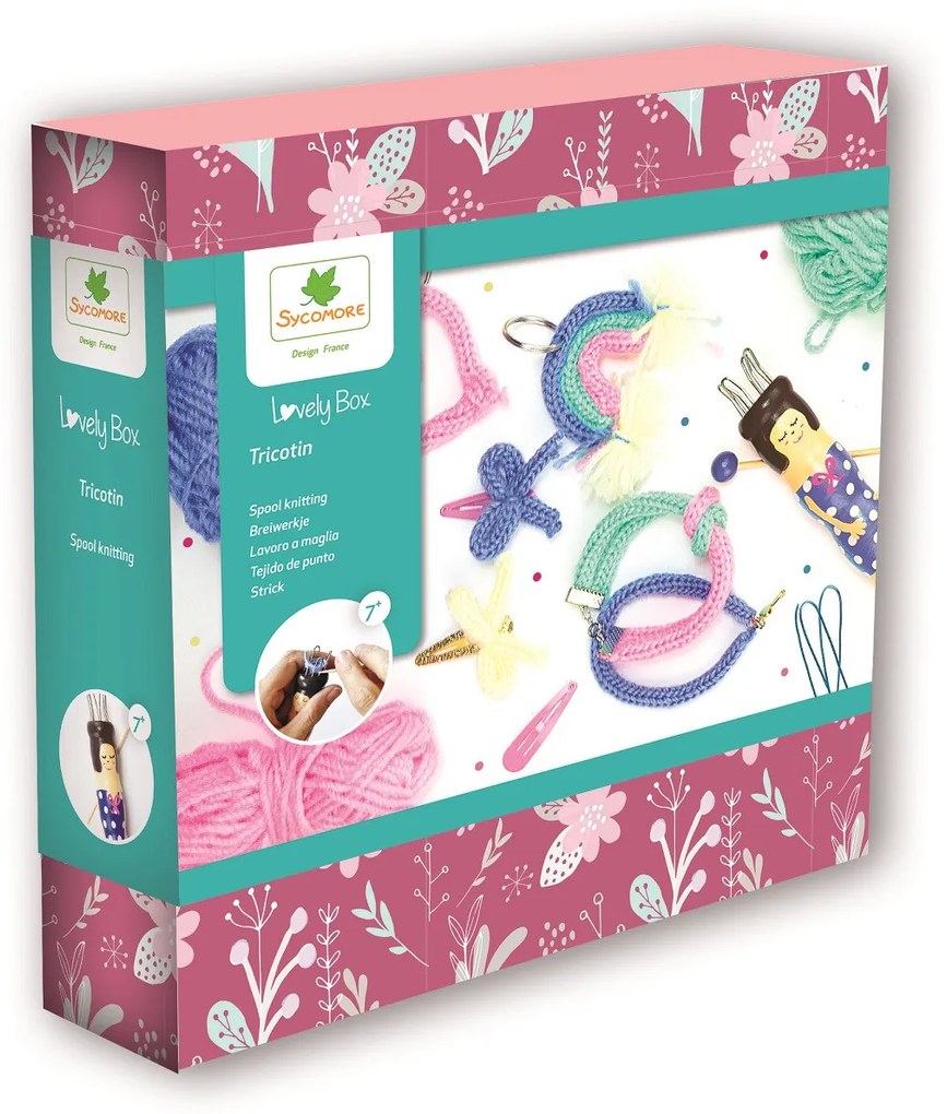 Lovely box - kreativní sada s pletací panenkou