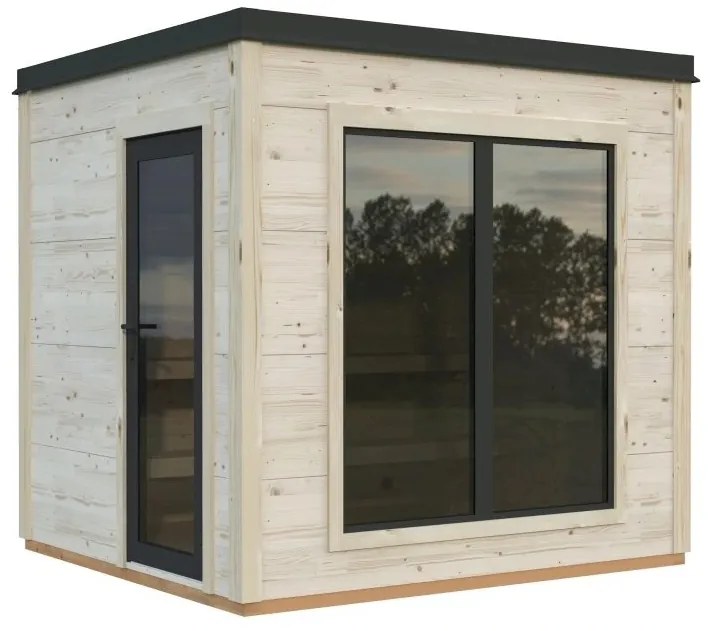 Sauna PALMAKO GRACE 5,3 m² outdoor Barva: Světlé šedá + antracit
