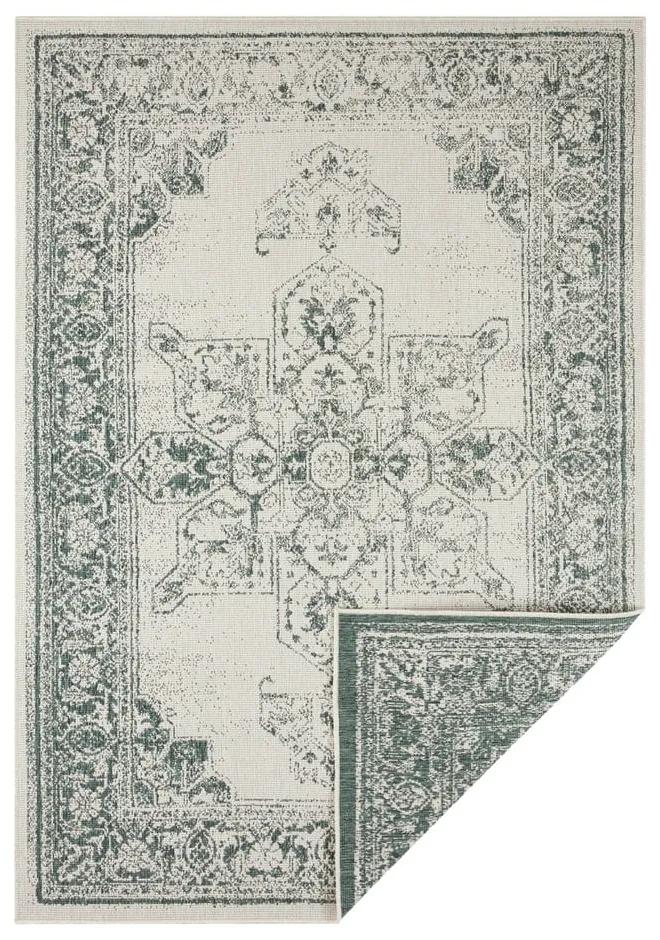 Zeleno-krémový venkovní koberec NORTHRUGS Borbon, 160 x 230 cm