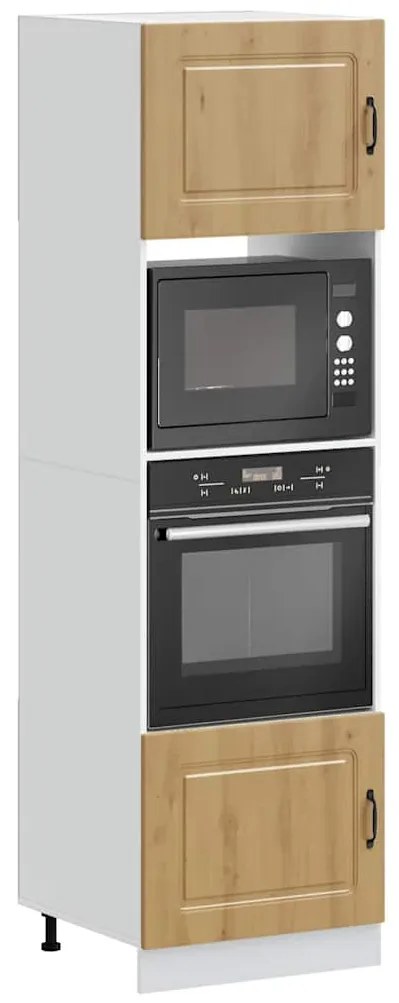 Skříňky na troubu 2 ks "Kalmar" Artisan Dub, dřevěné uhlí 3315040