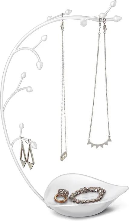 Umbra, ocelový stojan na šperky Orchid | bílý