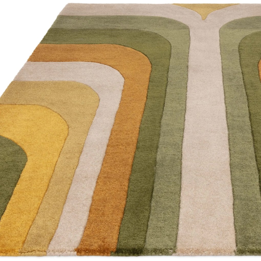 Tribeca Design Kusový koberec Inxs Retro Green Rozměry: 160x230 cm