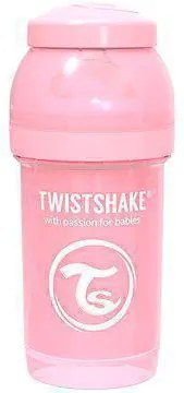 Twistshake Kojenecká láhev Anti-Colic 180 ml Pastelově růžová