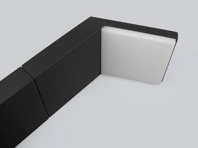 Zahradní LED svítidlo Yogi 9,5W černé IP54, teplá bílá