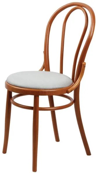 Dřevěná buková jídelní židle BRADOP ZLATAVA – čalouněný sedák, na míru