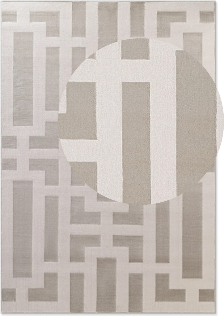 ELLE Decoration, Kusový koberec Perles 106188 Cream z kolekce Elle, 200x280, béžová, ložnice