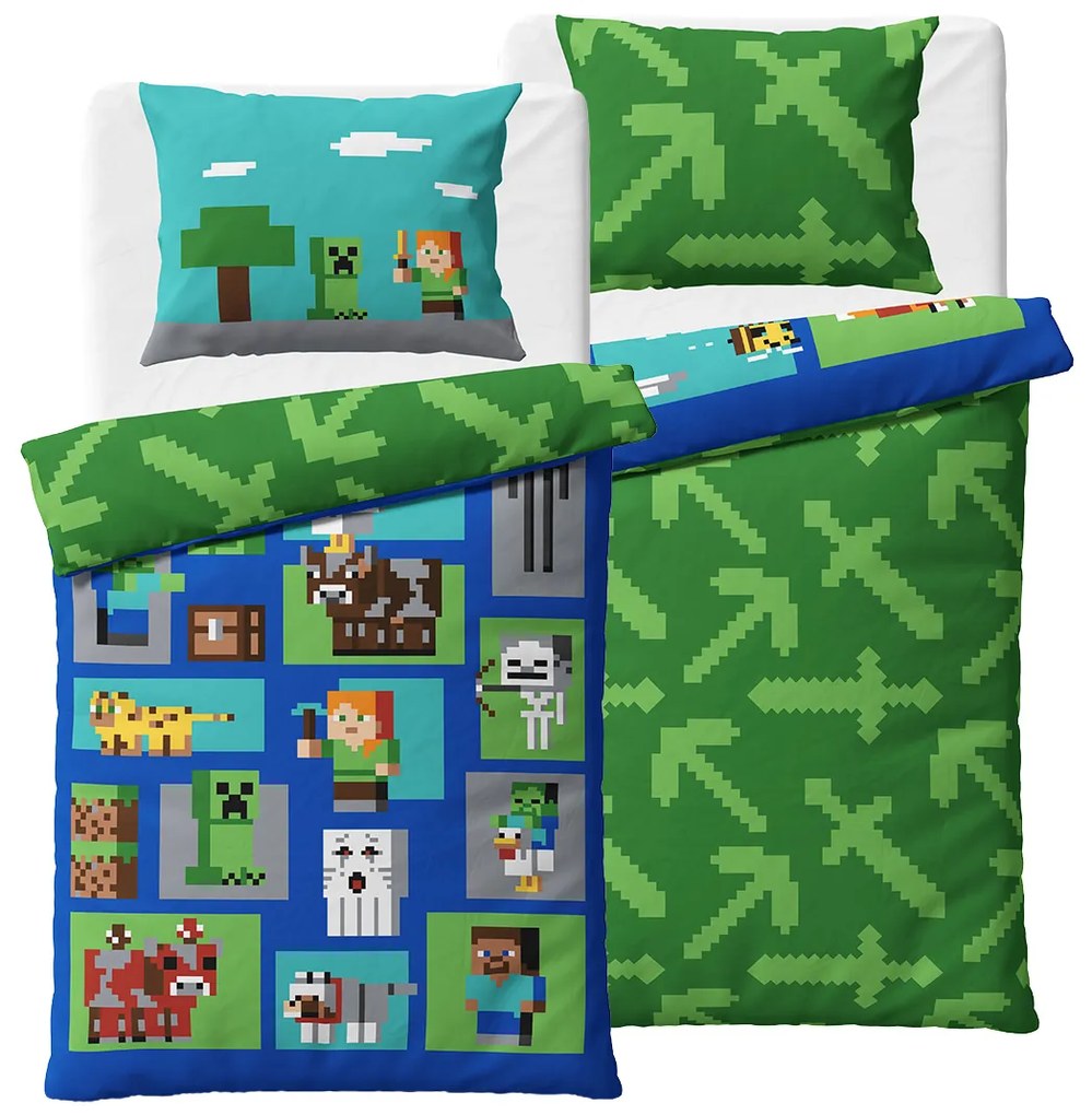 Dětské povlečení Minecraft Figure
