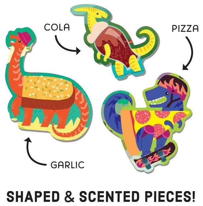 Mudpuppy Puzzle Pizzasaurus 60dílné s vůní