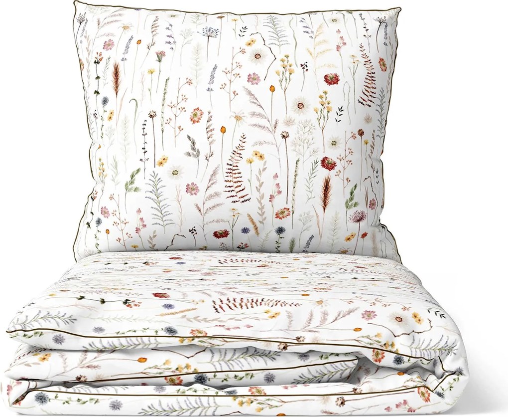 Bavlněné prodloužené povlečení Boho kvítí od Darré Velikost: 140 x 220 + 70 x 90