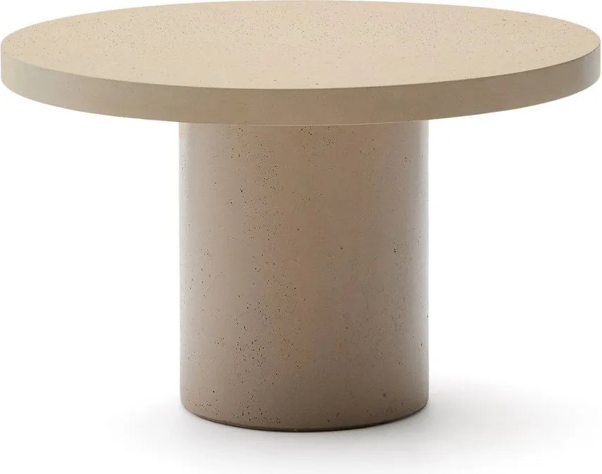 Betonový kulatý zahradní jídelní stůl ø 120 cm Aiguablava – Kave Home