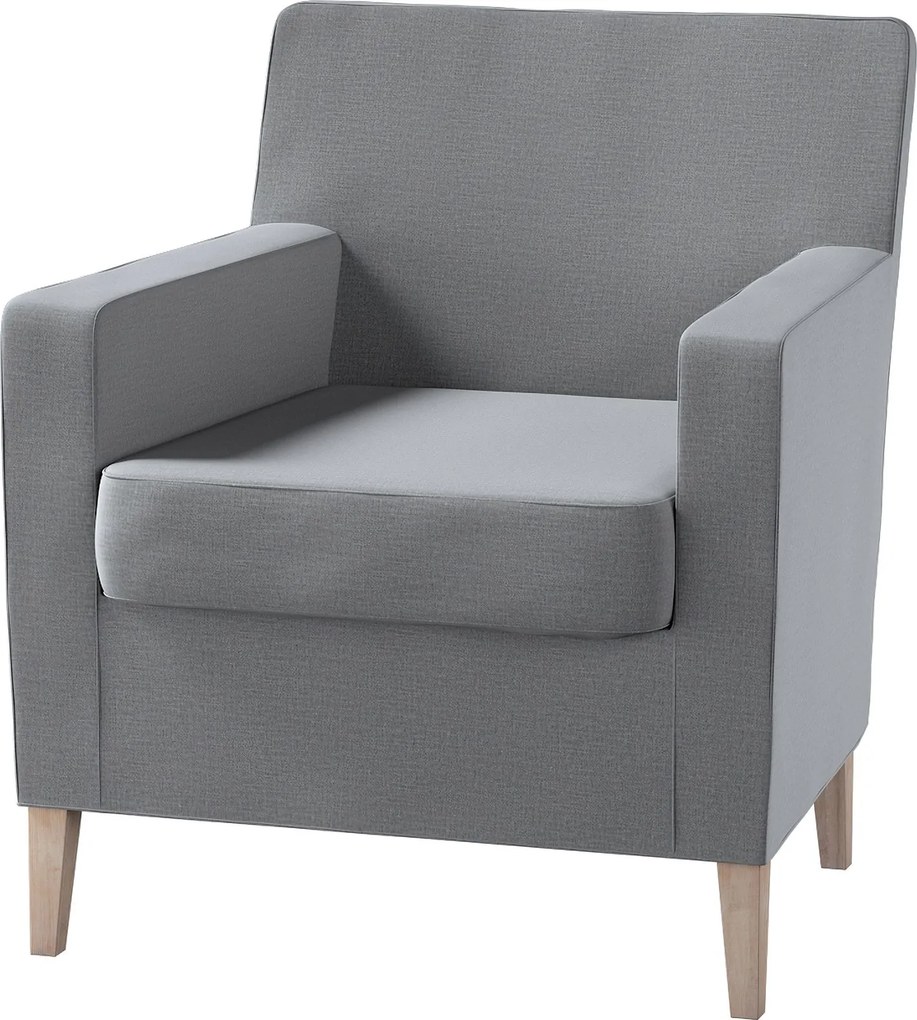 Potah na křeslo IKEA Karlstad barva šedá látka sametová