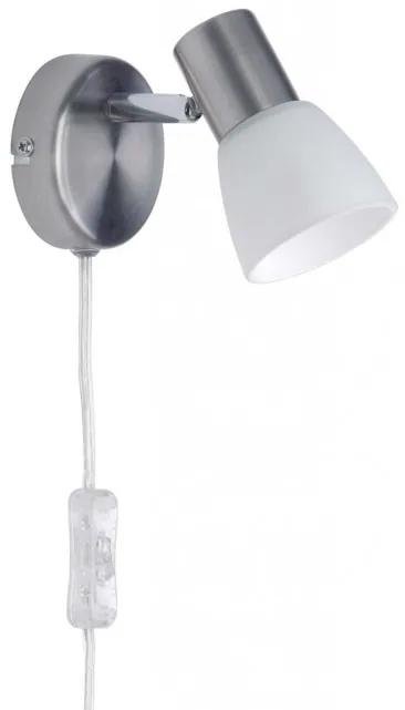 Bodová nástěnná lampa LUCA s vypínačem Brilliant 35812/77 4004353045400