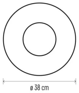 LED vánoční věnec EMOS DCTW06 ZY2354 2xAA teplá bílá časovač vnitřní použití