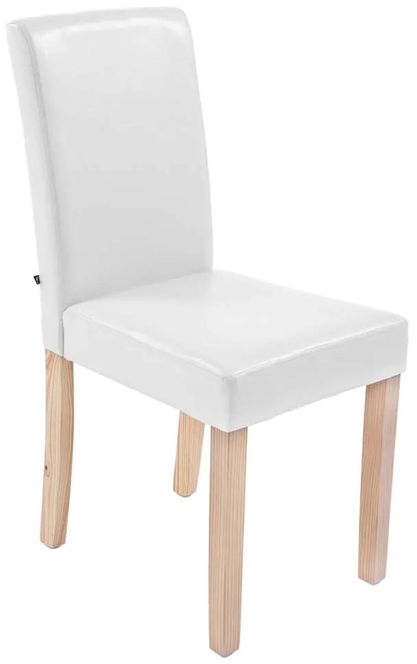 Jídelní židle Inn, nohy natura (SET 2 ks) Barva  Bílá