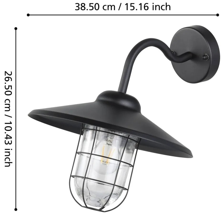 Nástěnné venkovní svítidlo (výška 25 cm) MELGOA – EGLO