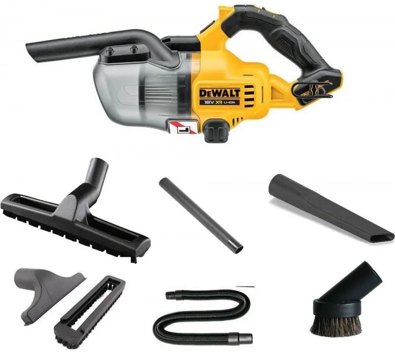 Aku ruční vysavač DeWALT DCV501LN třídy L 18V (bez akumulátoru a nabíječky)