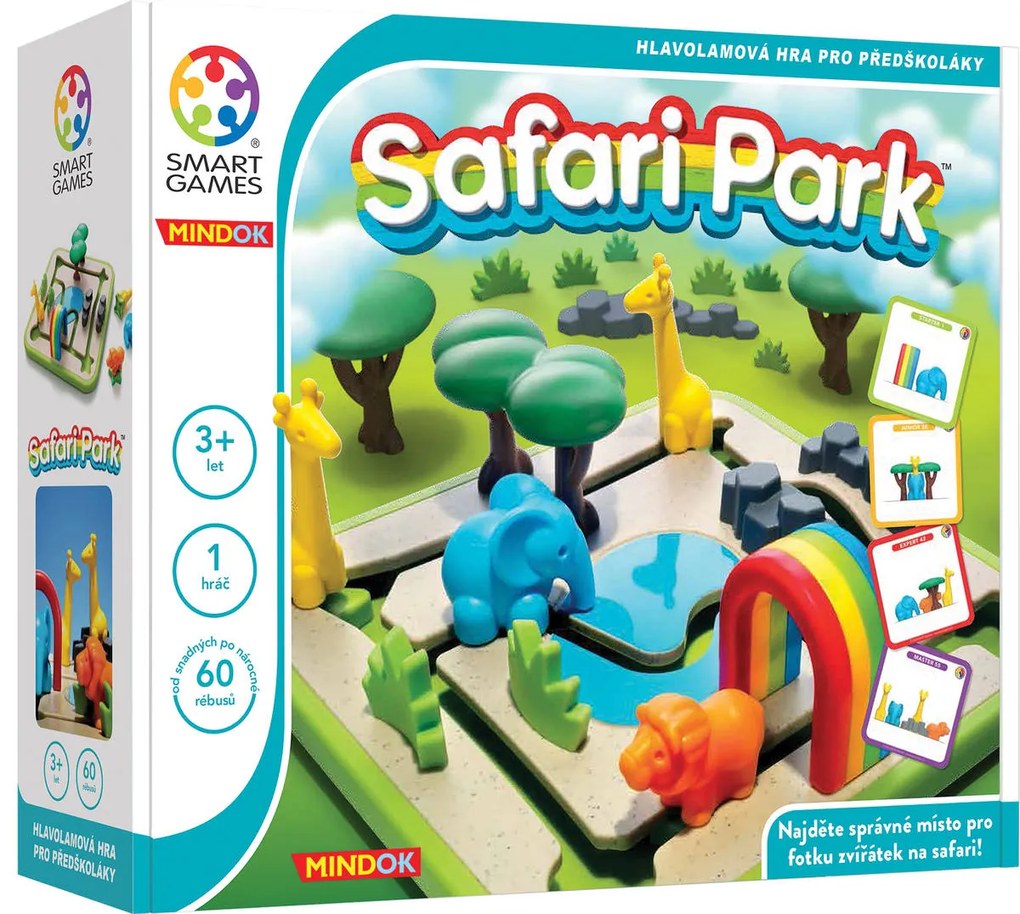 MINDOK HRA Smart Safari Park 60 rébusů mn554