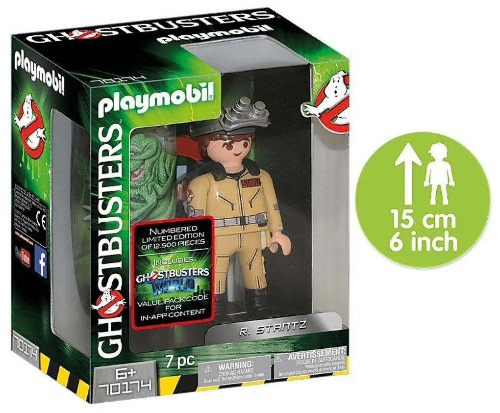 Playmobil 70174 ghostbusters sběratelská figurka r. stantz 15cm