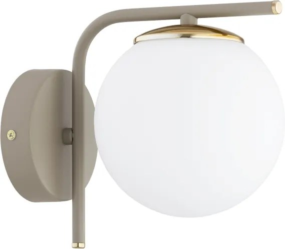 Brilagi - Nástěnná lampa MILO ECRU 1xE27/60W/230V béžová/zlatá