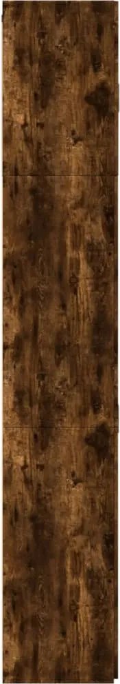Skříň highboard kouřový dub 80 x 42,5 x 249 cm kompozitní dřevo 3281368