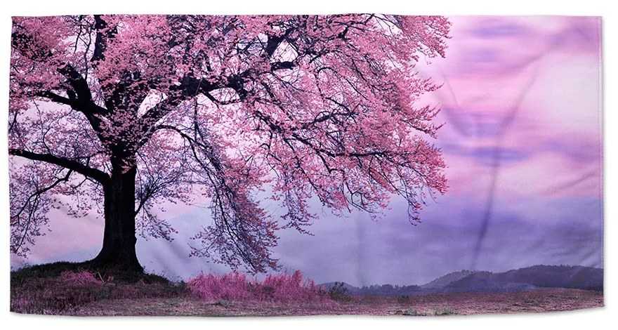 Ručník SABLIO - Růžový strom 30x50 cm