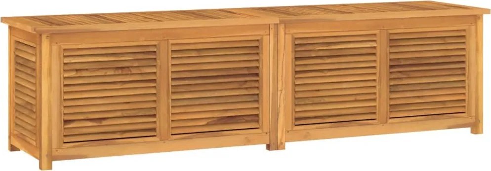 vidaXL Zahradní úložný box s vložkou 200 x 50 x 53 cm masivní teak [363274]