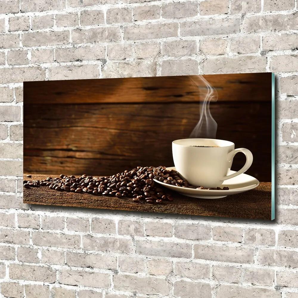 Wallmuralia Fotoobraz na skle Šálek kávy 140x70 cm